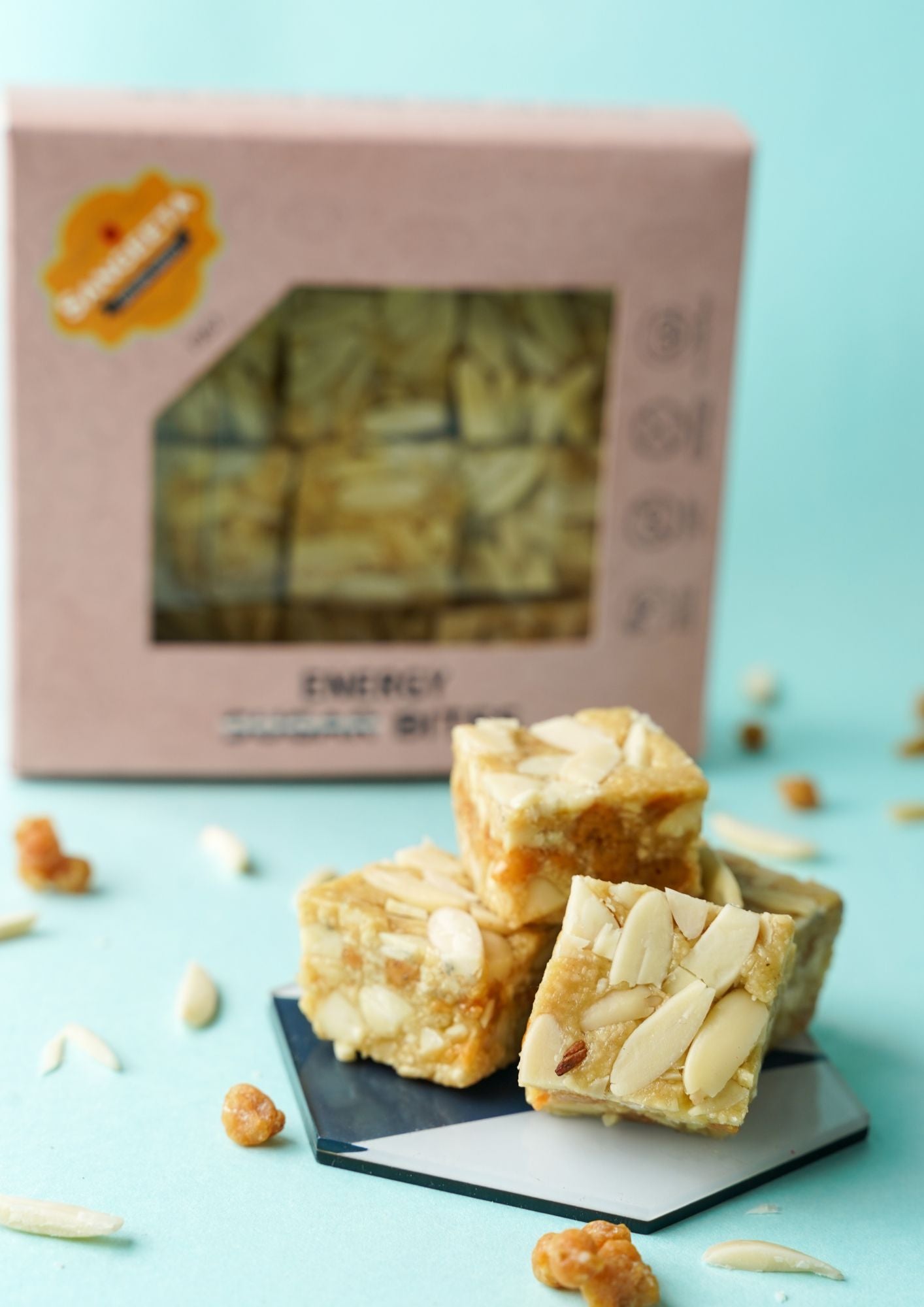 Butterscotch Squares - 150gm 6 Pieces – sangeetasweets