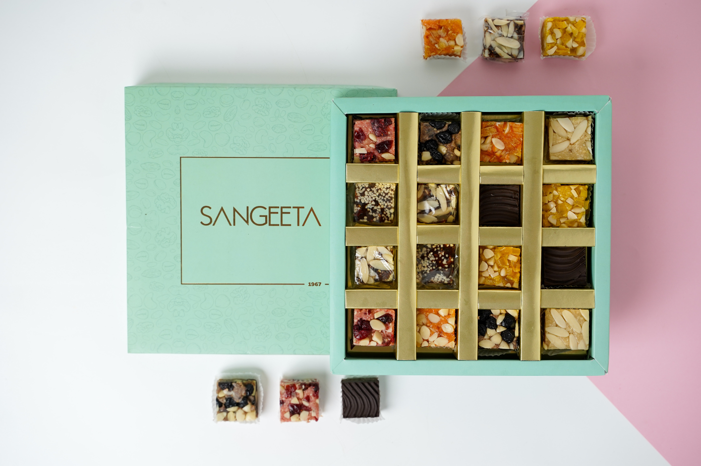 Assorted Sugarfree box of 16 – sangeetasweets